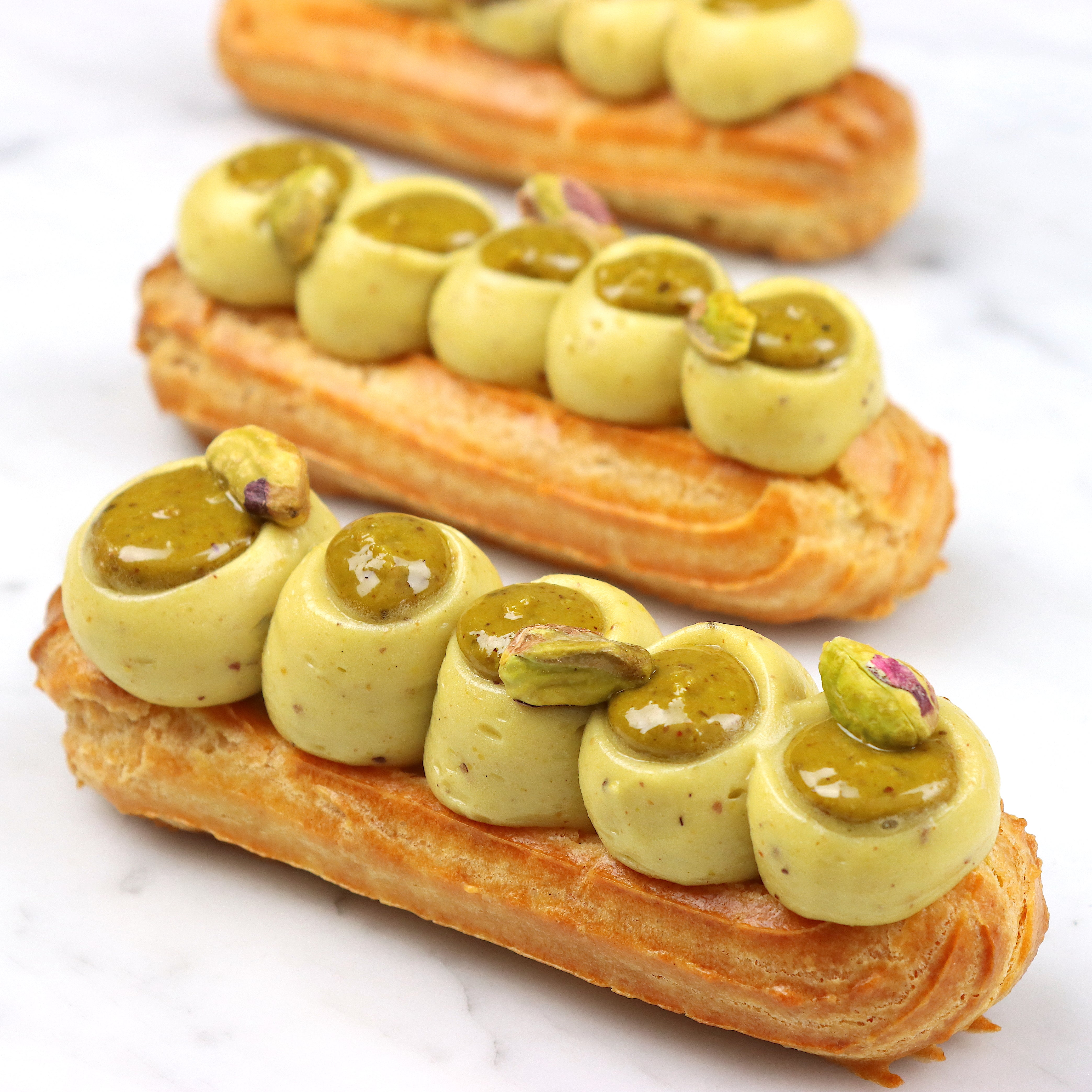 Pistachio Eclair Recipe | How To Cuisine